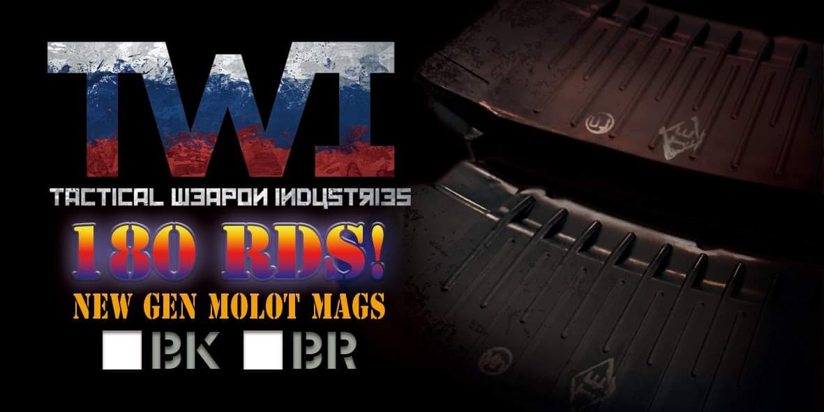 TWI New gen. Molot type magazine feeding test - NoobArms 海外製電動ガン通販